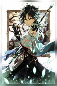 Xiao Genshin Impact Matte Finish Poster P-12730 Paper Print - Animation ...