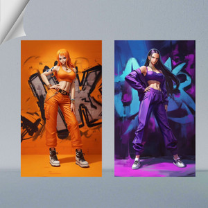 Unique Decor | NAMI & NICO ROBIN FROM ONE PEICE | DIGITAL ART - 12 ...