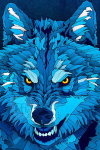 Wolf Poster | Wolf Posters for Room | Unframed | With Self Adhesive ...