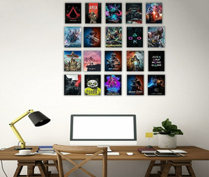 All game poster HD poster for gaming room A6 ||set of 20 Photographic ...
