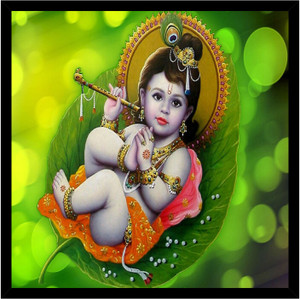 God Krishna Poster with Frame S-204 Paper Print - Art & Paintings ...