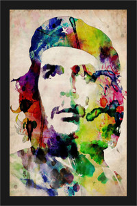 Che Guevara Motivational Poster with A4 Size Frame F-228 Paper Print ...