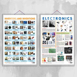 ELECTRONIC and INVENTORS AND INVENTIONS Chart | Combo of 2 Charts ...