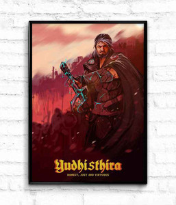 Ajith As Yudhisthira Kollywood Mahabharata Poster Photographic Paper ...