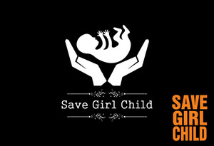 Poster Save Girl Child sl-10127 (Large Poster, 36x24 Inch, Banner Media ...