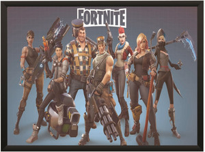 Fortnite Video Game Wall Poster With Frame A3 Size Photographic Paper ...