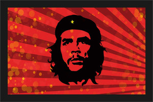 Che Guevara Motivational Poster with A4 Size Frame F-252 Paper Print ...