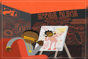 Kodak Black Famous American Rapper And Singer Quoted Matte Finish ...