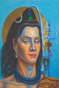 Lord Shiv ji Poster (12x18 Inch, 300GSM Thick Paper with Gross ...
