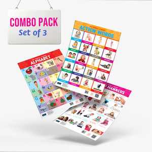 Bookford Publications My small chart Alphabet, Good Manners & Action ...