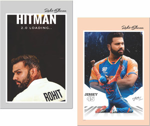 Rohit sharma poster, Rohit sharma quotes poster for room Fine Art Print ...