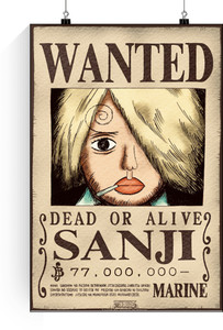Sanji Wanted Posters | One Piece Vinsmoke Sanji Wanted Posters | One ...