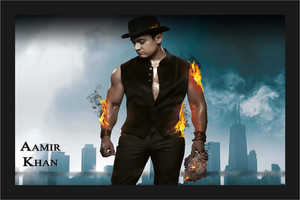 Amir Khan Movie Poster with A4 Size Frame F-43 Paper Print - Nature ...