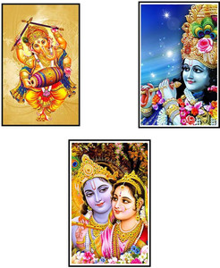 'Spiritual / Gods Posters' (Pack of 3) for Room & Office Paper Print ...