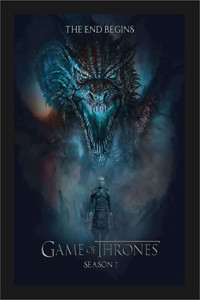 Game of Thrones GOT Poster with A4 Size Frame F-765 Paper Print ...