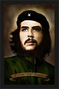 Che Guevara Motivational Poster with A4 Size Frame F-246 Paper Print ...