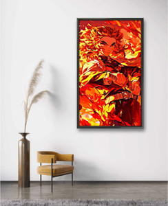 VIRGIN ARTS | KYOJORO RENGOKU | DEMON SLAYER | FLAME HASHIRA | 300 GSM ...