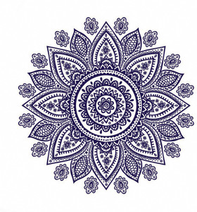 Rangoli Floor Self Adhesive Decorative Sticker || (45.72 cm X 45.72 cm ...