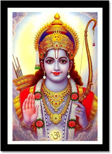 Lord Rama Wall Poster With frame For Home And office Decor Photographic ...