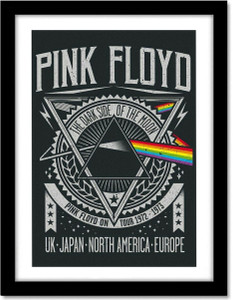 Pink Floyd band Framed Poster for office and room decor Paper Print ...