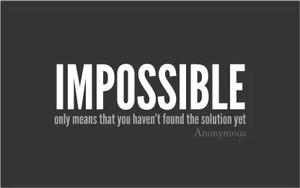 IMPOSSIBLE GYM Motivational Wall Poster for Room and Gym 12X18 Inch ...
