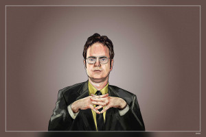 Tv Show The Office Us Dwight Schrute Matte Finish Poster Paper Print ...