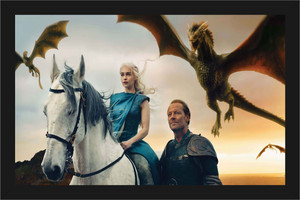 Game of Thrones GOT Poster with A4 Size Frame F-626 Paper Print ...