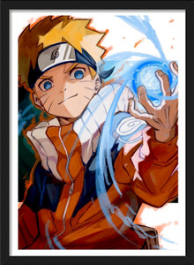Naruto Uzumaki | Rasengan | Naruto Frames & Posters | Anime Paper Print ...