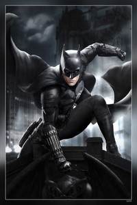 Batman By Datrinti Bat Robert Pattinson The Batman Matte Finish Poster ...