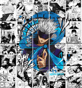 Set of 20 gojo wall poster | jujutsu kaisen manga wall collage kit| 300 ...