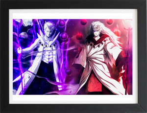 Obito x Madara Uchiha | Naruto Anime Framed posters | Anime Landscape ...