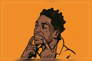 Kodak Black Famous American Rapper And Singer Quoted Matte Finish ...