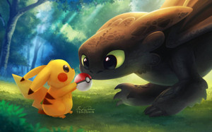 Designs Movie Crossover How To Train Your Dragon Toothless Pokémon Pik ...