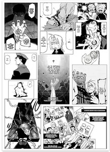 Fullmetal Alchemist Anime Wall Décor Manga Panel Paper Print - Comics ...