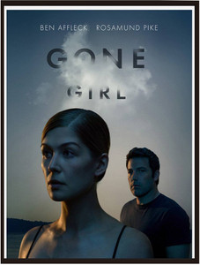 Gone Girl Movie Poster, Personalized Gifts for Him Her Framed Wall-Art ...