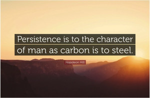 Persistence Motivational Quote Poster Paper Print - Quotes & Motivation ...