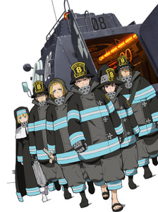 Fire Force Anime Series Hd Matte Finish Poster Paper Print - Animation ...