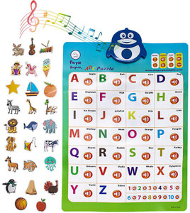 Abcd alphabet chart Poster Multicolor Photo Paper Print Poster ...