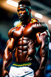 Bodybuilder Graphic Poster for Room Wall Decoration, Size - 12 X 18 ...