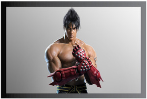Tekken Game Frame Poster For Room Synthetic Wood Gloss Lamination F53 ...