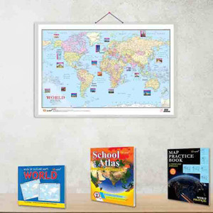 WORLD POLITICAL - MAP PRACTICE BOOK, BOOK OF OUTLINE MAPS WORLD, World ...