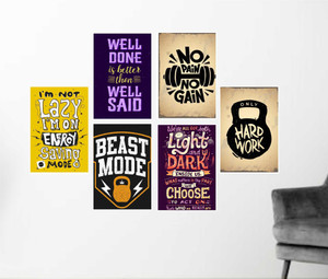 Motivational Inspirational Gym Workout Exercise Wall Poster for Room ...
