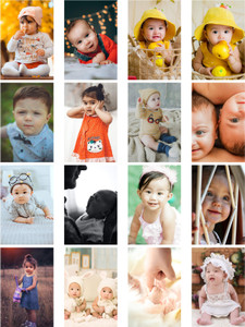 PACK OF 16 CUTEST BABIES POSTERS AB13 Fine Art Print - SDN_SILVASSA ...