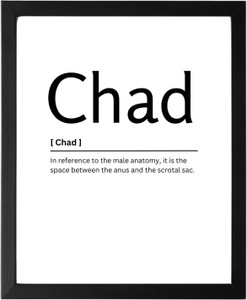 Chad 9.5 X 11.5 UNFRAMED Dictionary Definition Art Print Poster Wall ...