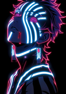 Akaza Poster | Demon Slayer Anime - kimetsu no yaiba | Upper Moon 3 ...