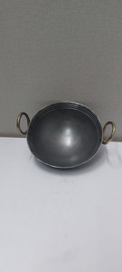 Gsl Ironmade Iron Plain kadhai/9" Plain kadhai/Small Black kadhai/9 ...