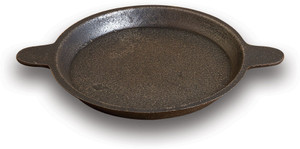 NMK Cast Iron Raised Edge Pan(CI1008) Flat Pan 20 cm diameter 1 L ...