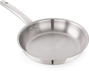 iVBOX ® Platina-WL 24cm Triply Steel Frying Pan Fry Pan 24 cm diameter ...