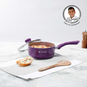 WONDERCHEF Royal Velvet Sauce Pan 18 cm diameter with Lid 2 L capacity ...