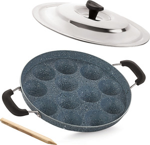 iVBOX Heavy-BASE Appam Maker 12 Cavity appe Paddu Pan Paniyarakkal ...